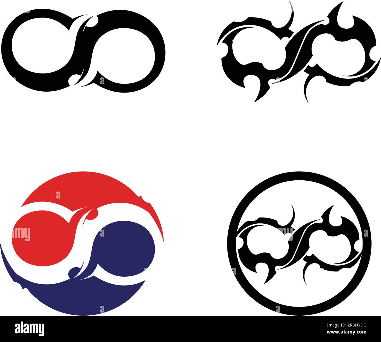infinity logo and symbol template icons app Stock Vector Image & Art ...