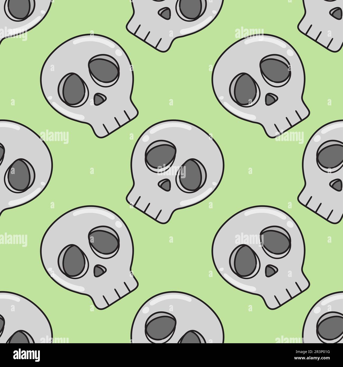 Girly Skull Pattern Wallpaper