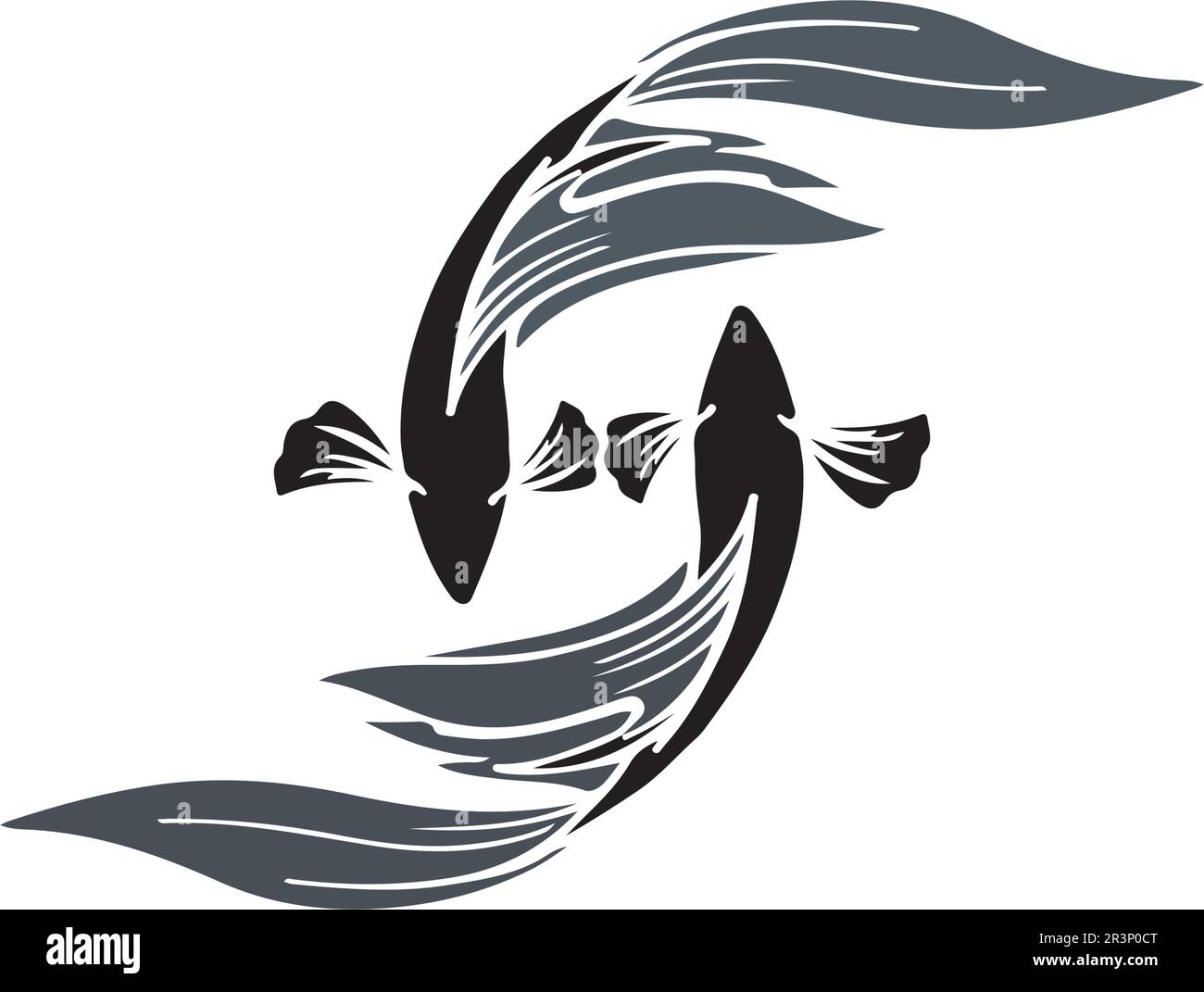 Fish logo template Creative vector symbol of fishing club or online ...