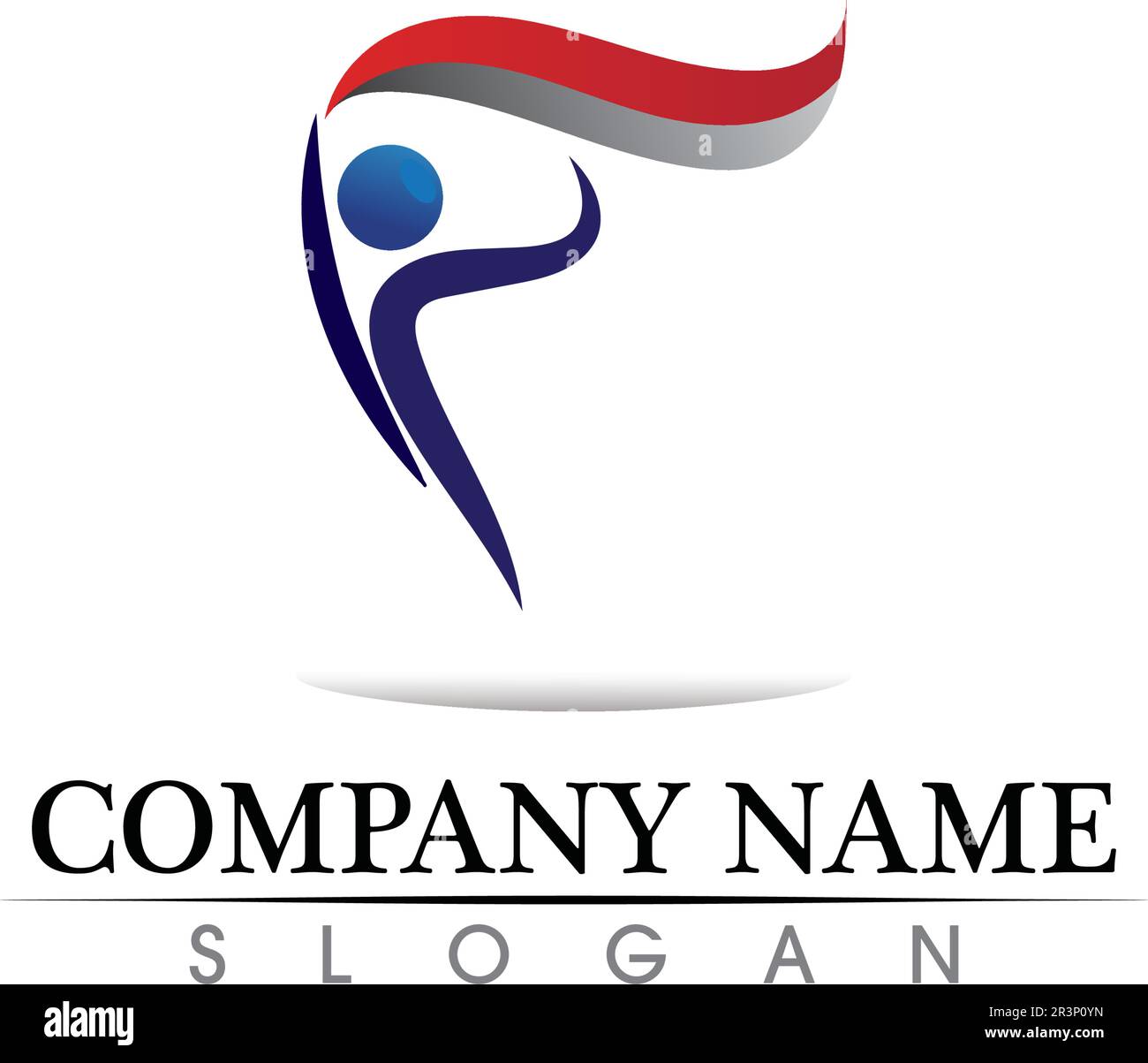 Health success people care logo and symbols template Stock Vector Image ...