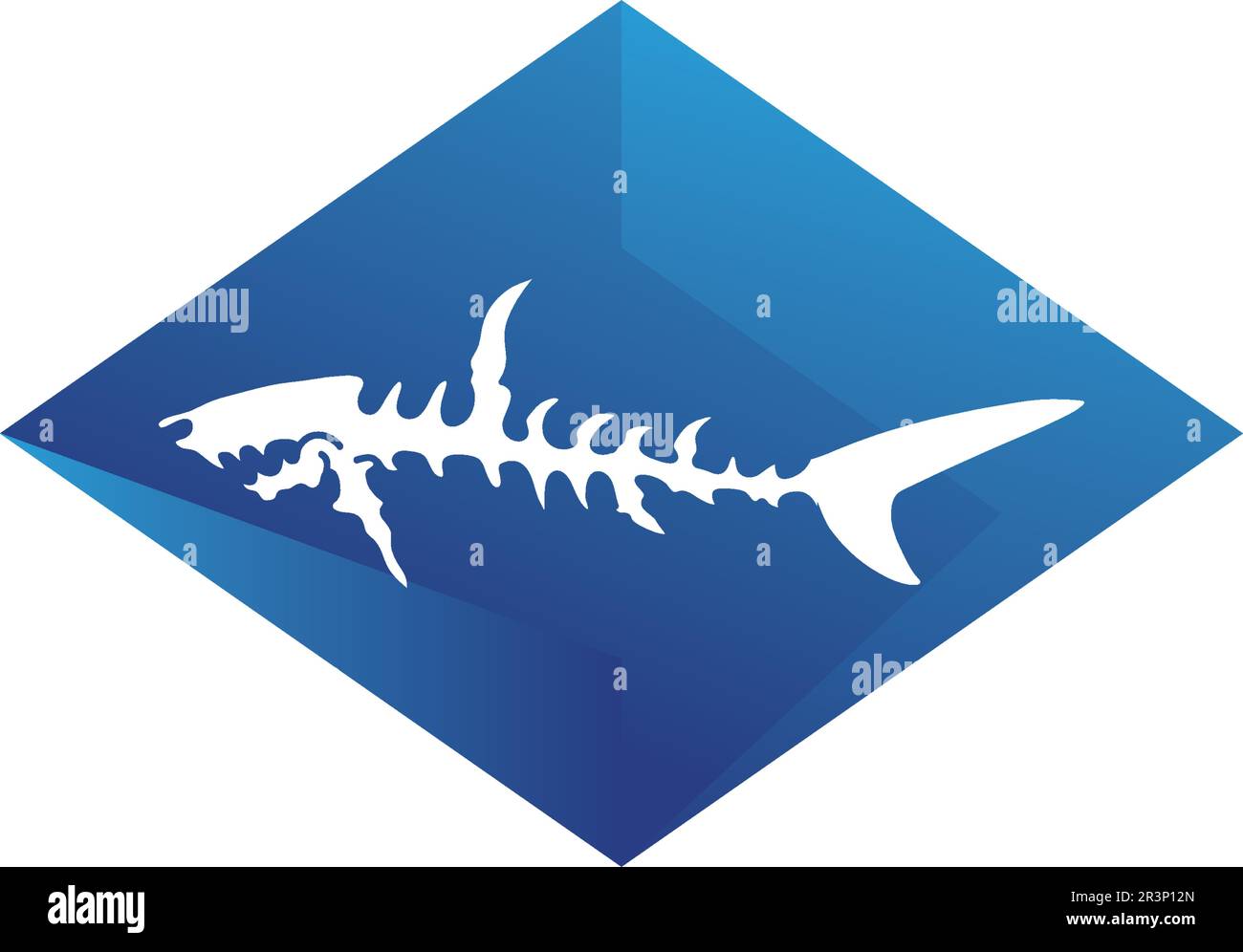 Shark Logo Template and design vector fish wild sea animal Stock Vector ...