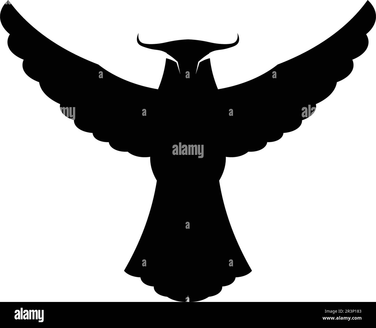 Vector - Vector sign abstract bird in flight Rooster and Chicken Stock ...