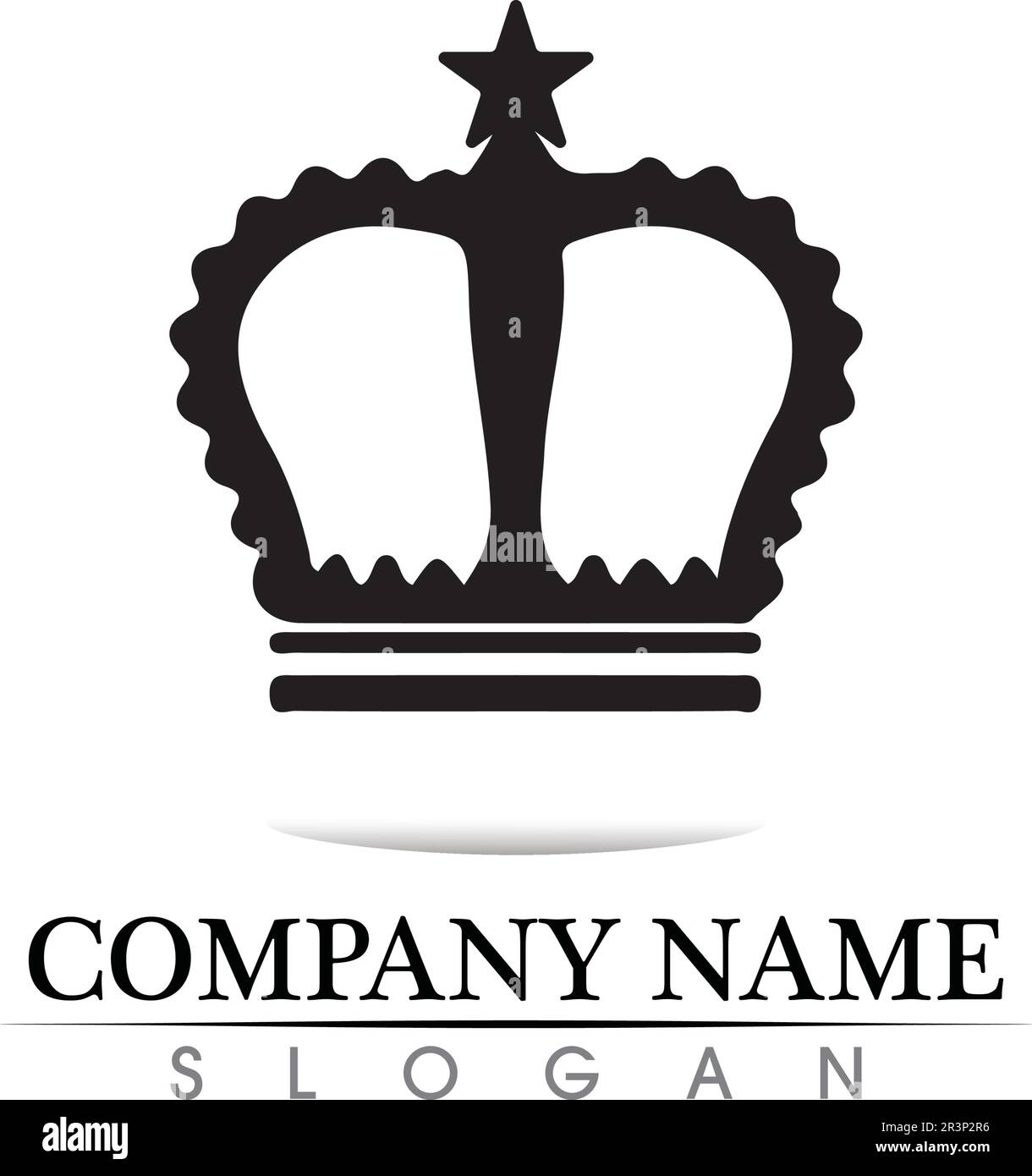 Crown Logo Template vector illustration Stock Vector Image & Art - Alamy