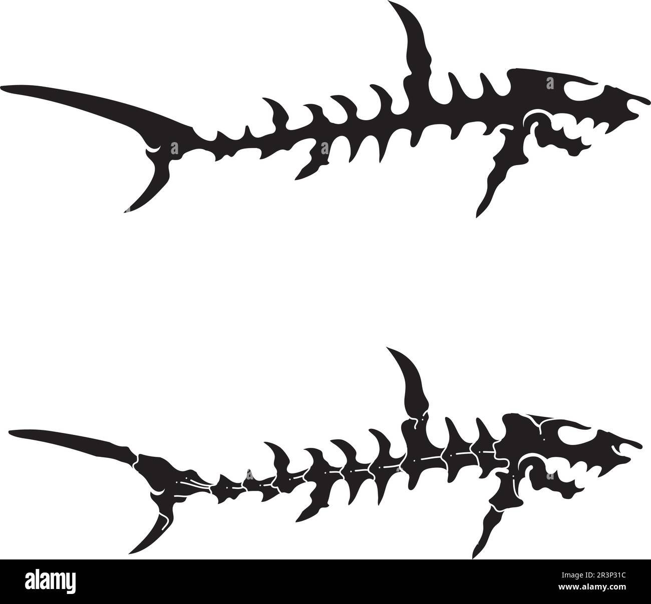 Shark Logo Template and design vector fish wild sea animal Stock Vector ...