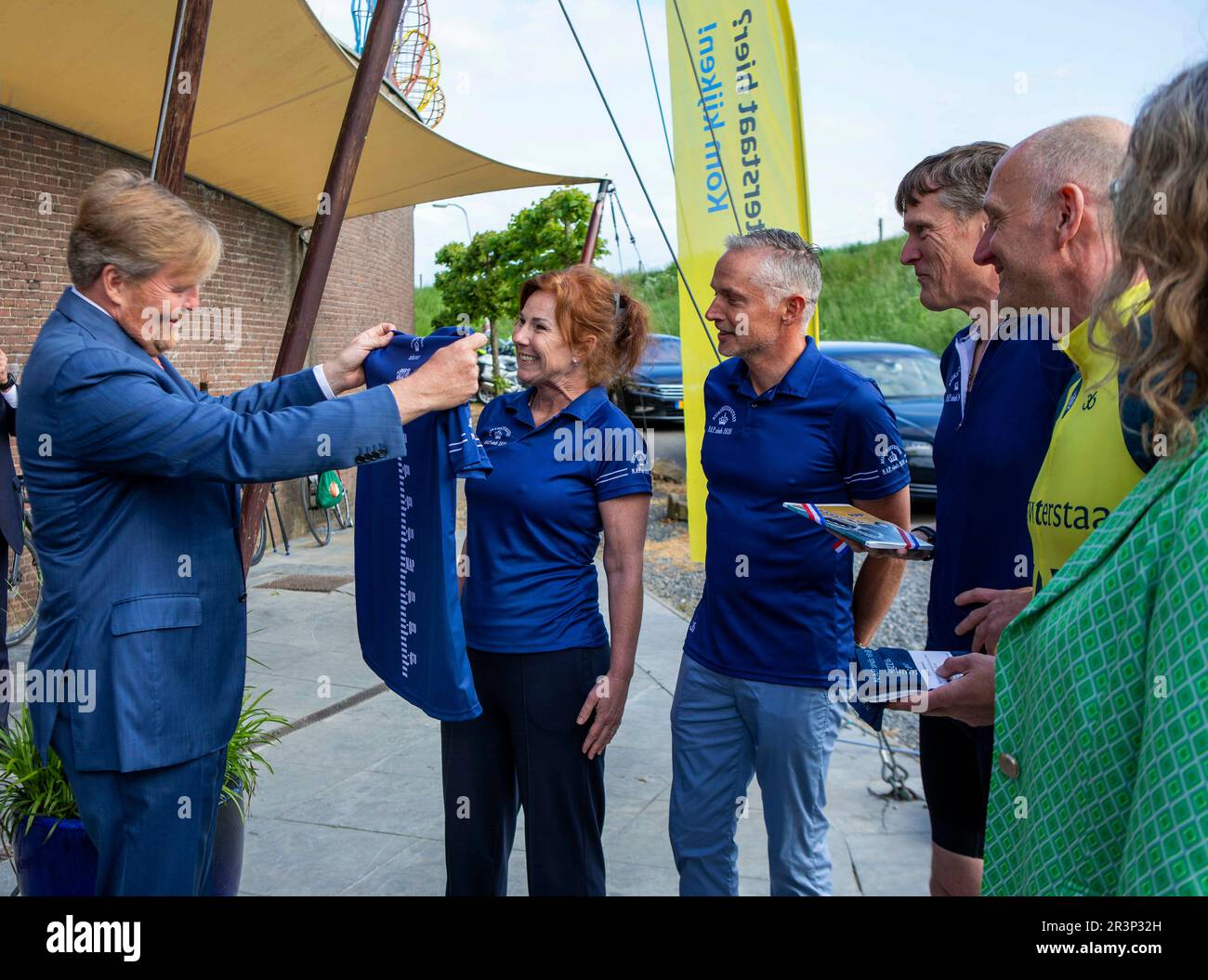 Nijmegen, Niederlande. 24th May, 2023. King Willem-Alexander of The ...