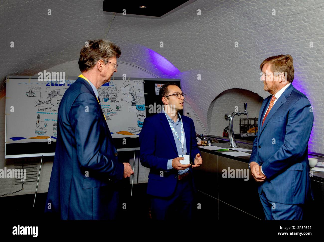 Nijmegen, Niederlande. 24th May, 2023. King Willem-Alexander of The ...
