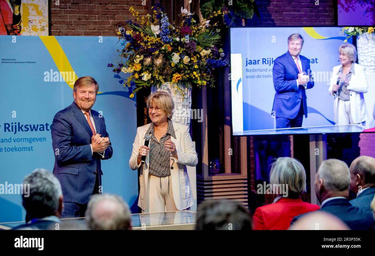 Nijmegen, Niederlande. 24th May, 2023. King Willem-Alexander of The ...