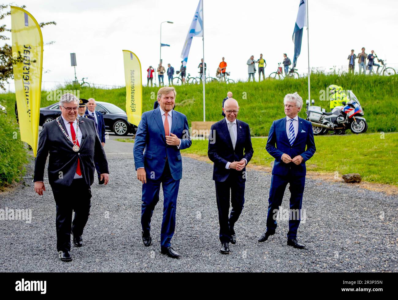 Nijmegen, Niederlande. 24th May, 2023. King Willem-Alexander of The ...