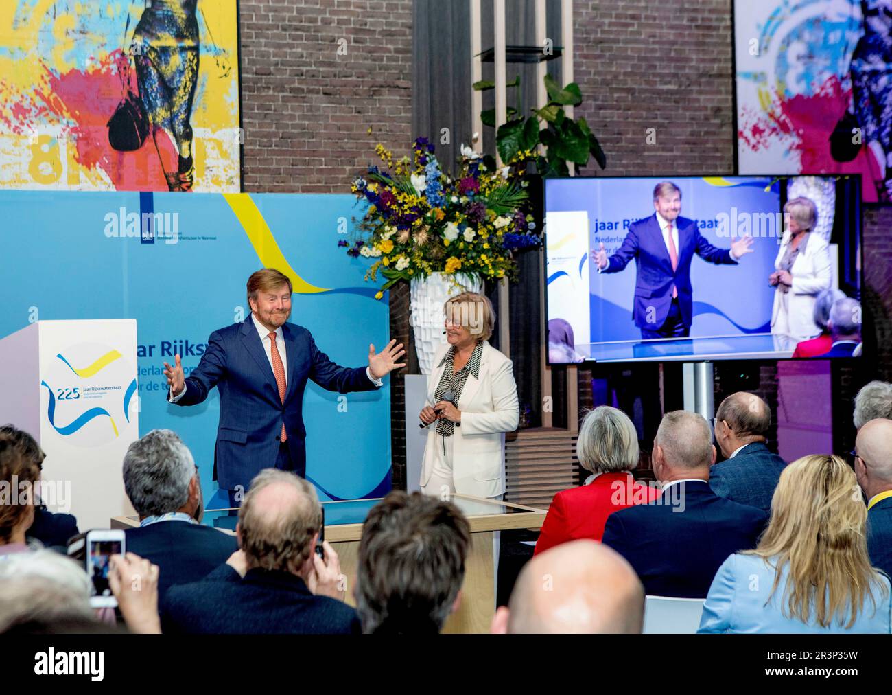 Nijmegen, Niederlande. 24th May, 2023. King Willem-Alexander of The ...