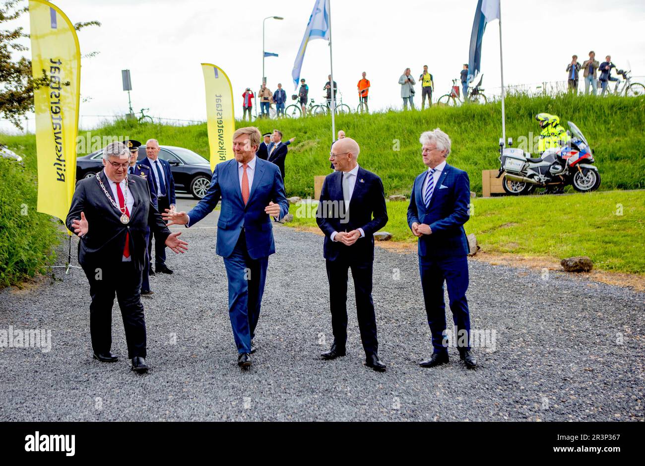 Nijmegen, Niederlande. 24th May, 2023. King Willem-Alexander of The ...