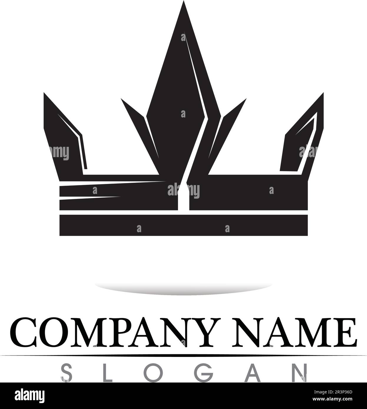 Crown Logo Template vector illustration Stock Vector Image & Art - Alamy