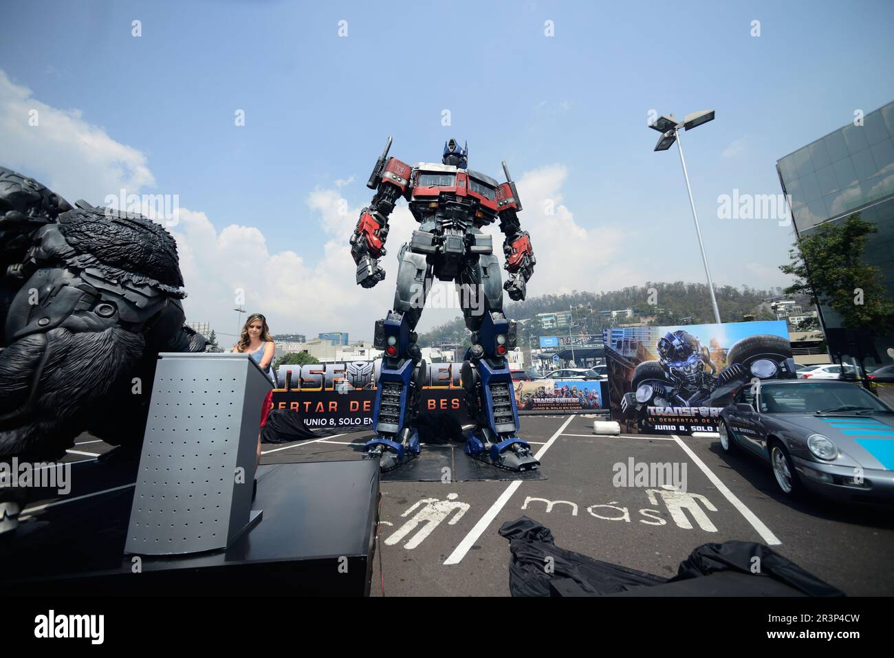 May 24, 2023, Mexico City, Mexico: The monumental size figures of the ...