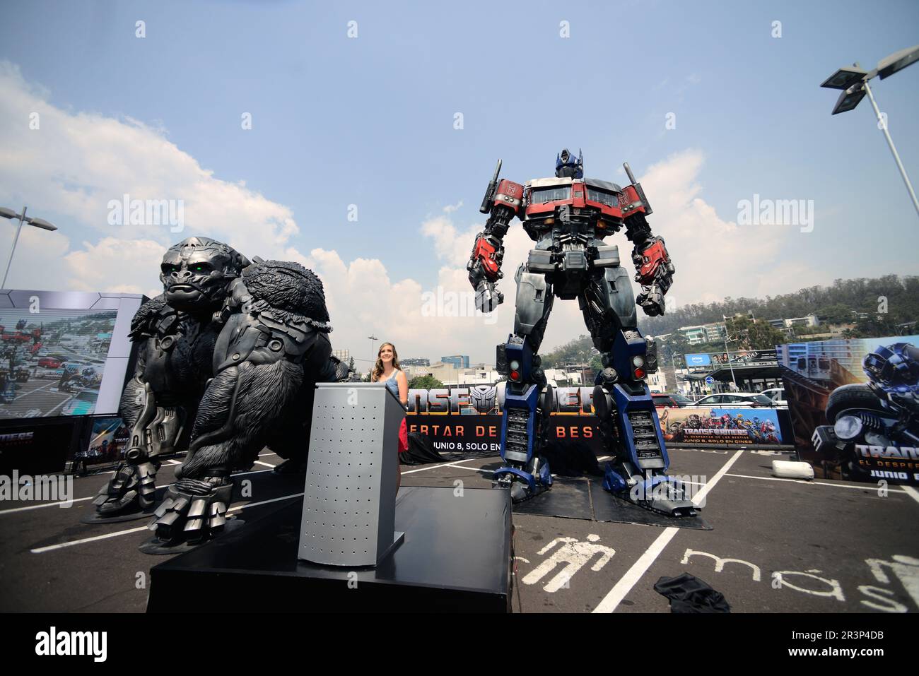 May 24, 2023, Mexico City, Mexico: The monumental size figures of the ...