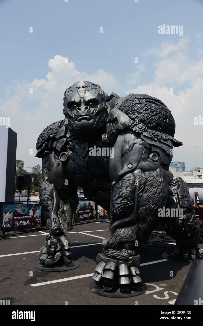 May 24, 2023, Mexico City, Mexico: The monumental size figures of the ...
