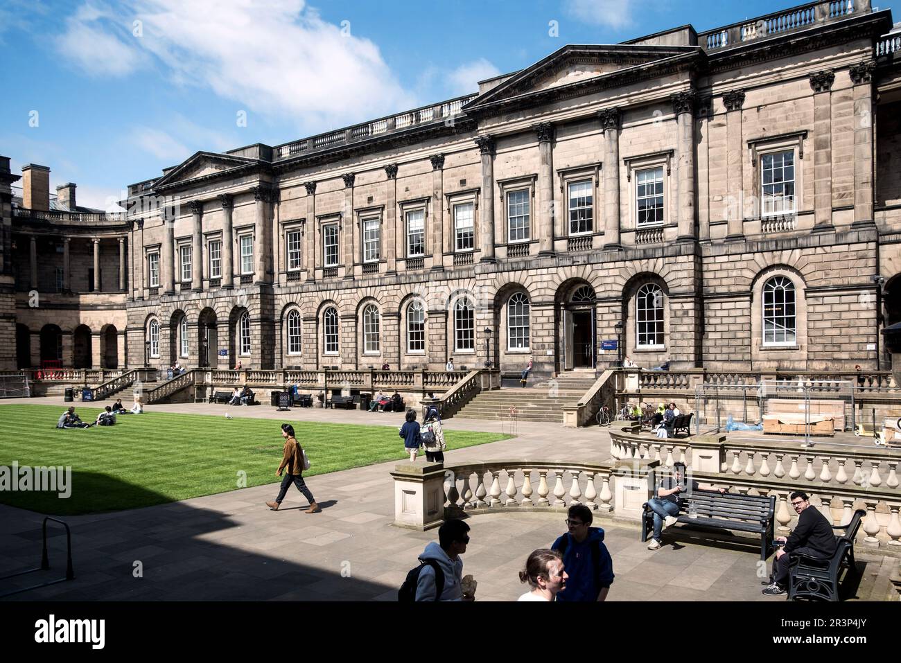 Quad of Old College, part of the University of Edinburgh, designed by ...
