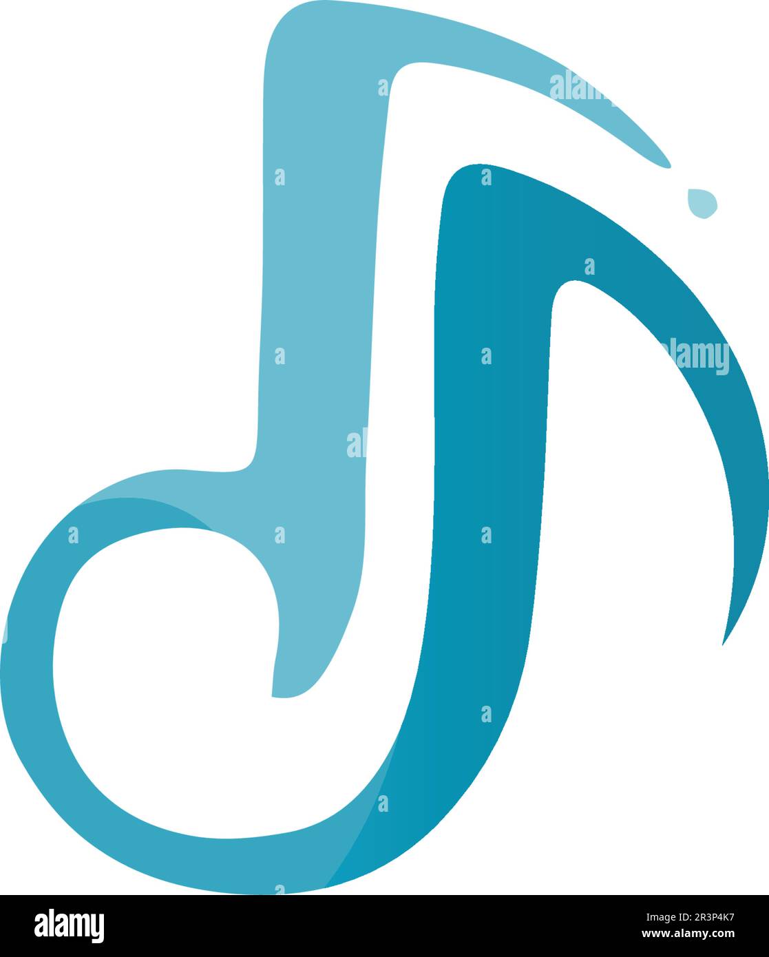 Music note Icon Vector Stock Vector Image & Art - Alamy