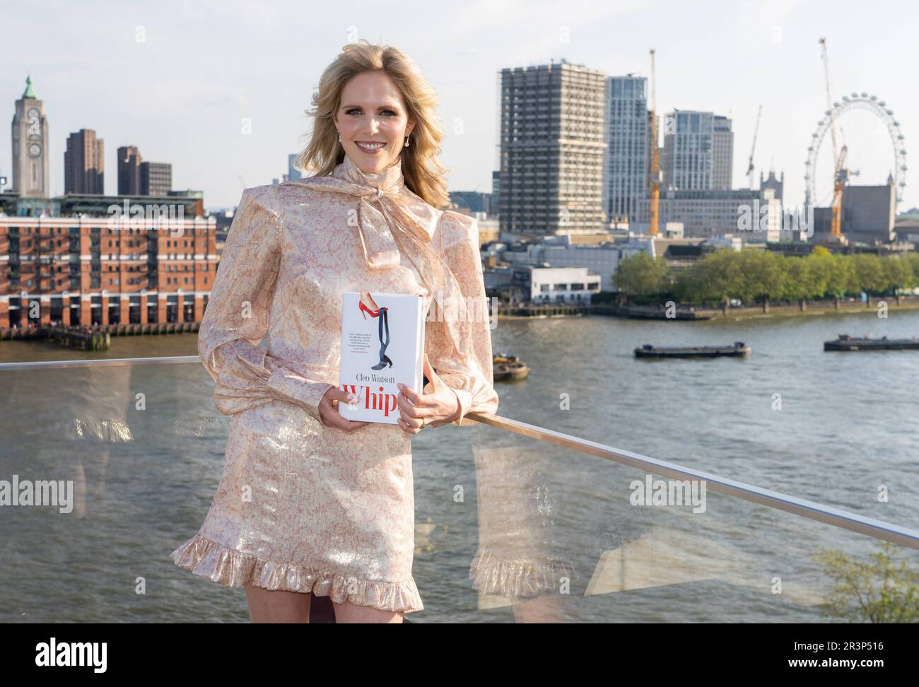 Cleo Watson attending the launch event for her novel Whips in central ...