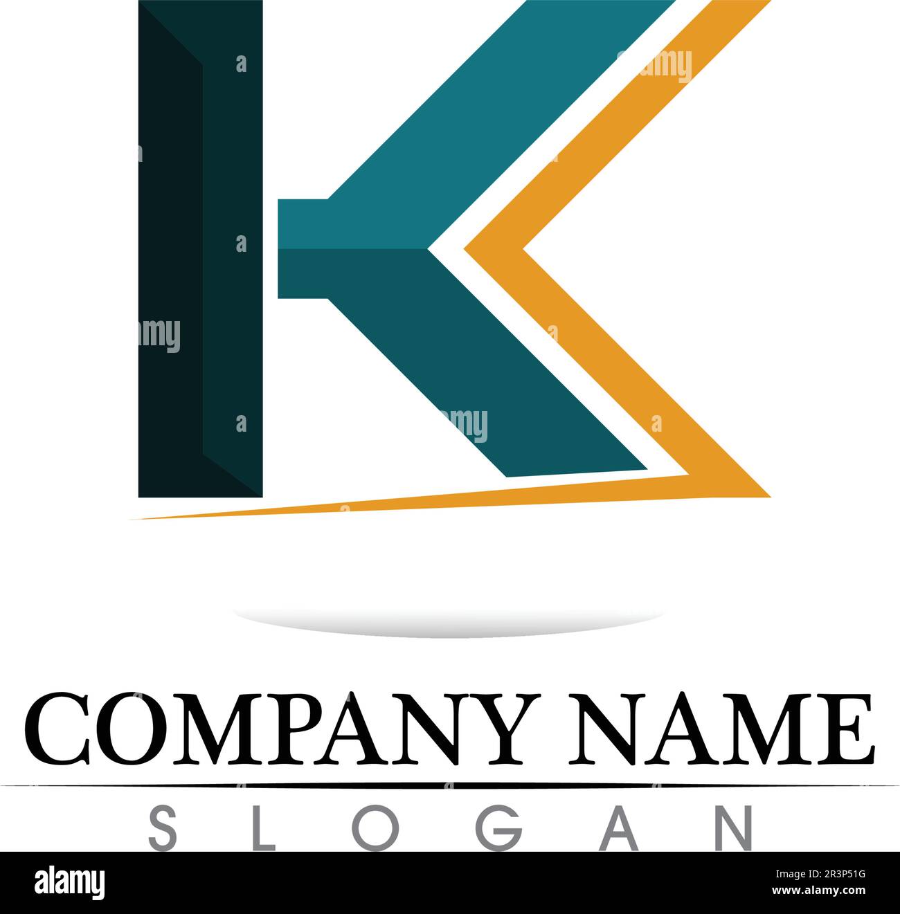 k letter k logo design and vector Stock Vector Image & Art - Alamy