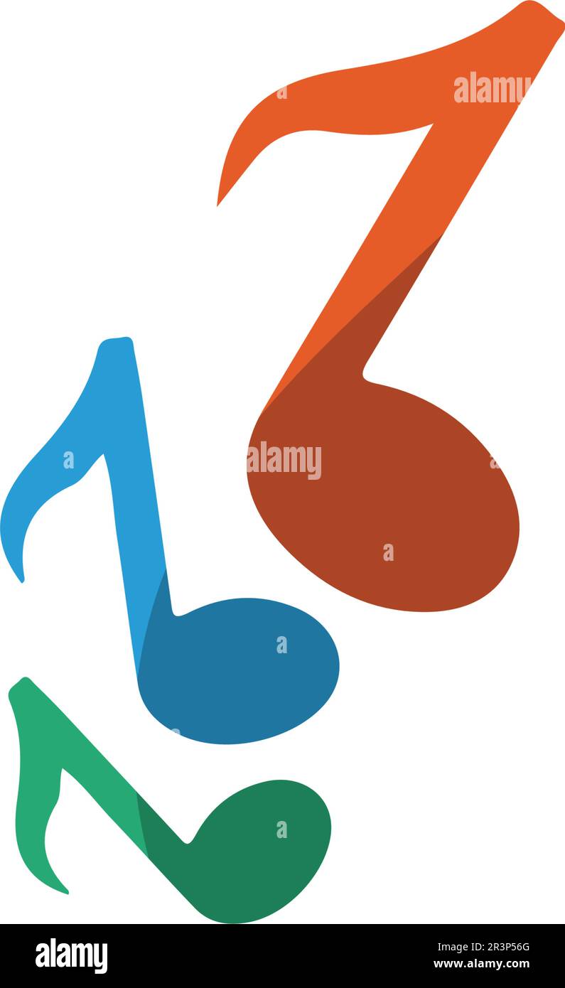 Music note Icon Vector logo and design Stock Vector Image & Art - Alamy