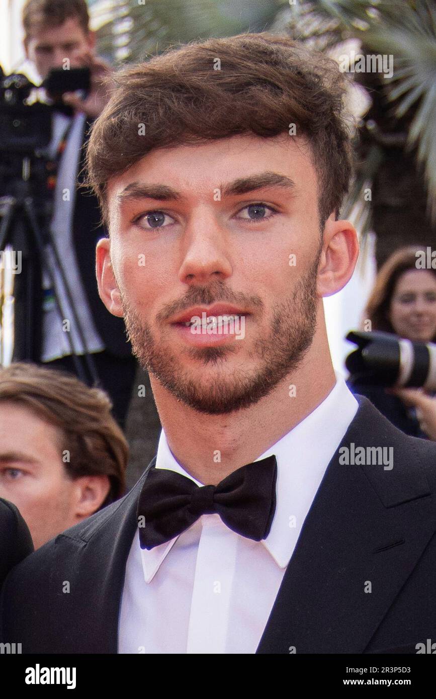 Pierre Gasly poses for photographers upon arrival at the premiere of ...