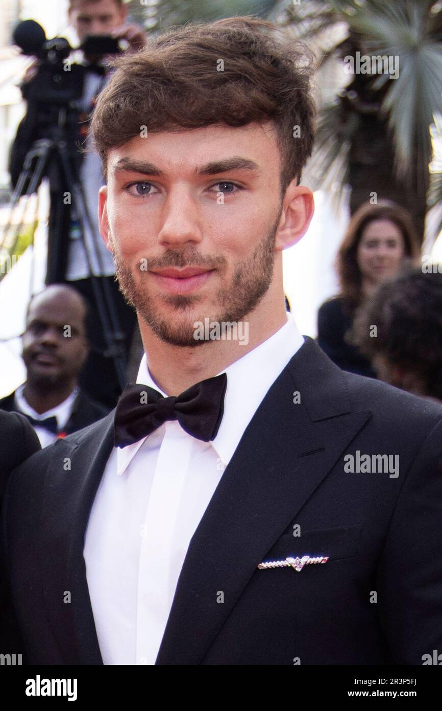 Pierre Gasly poses for photographers upon arrival at the premiere of ...
