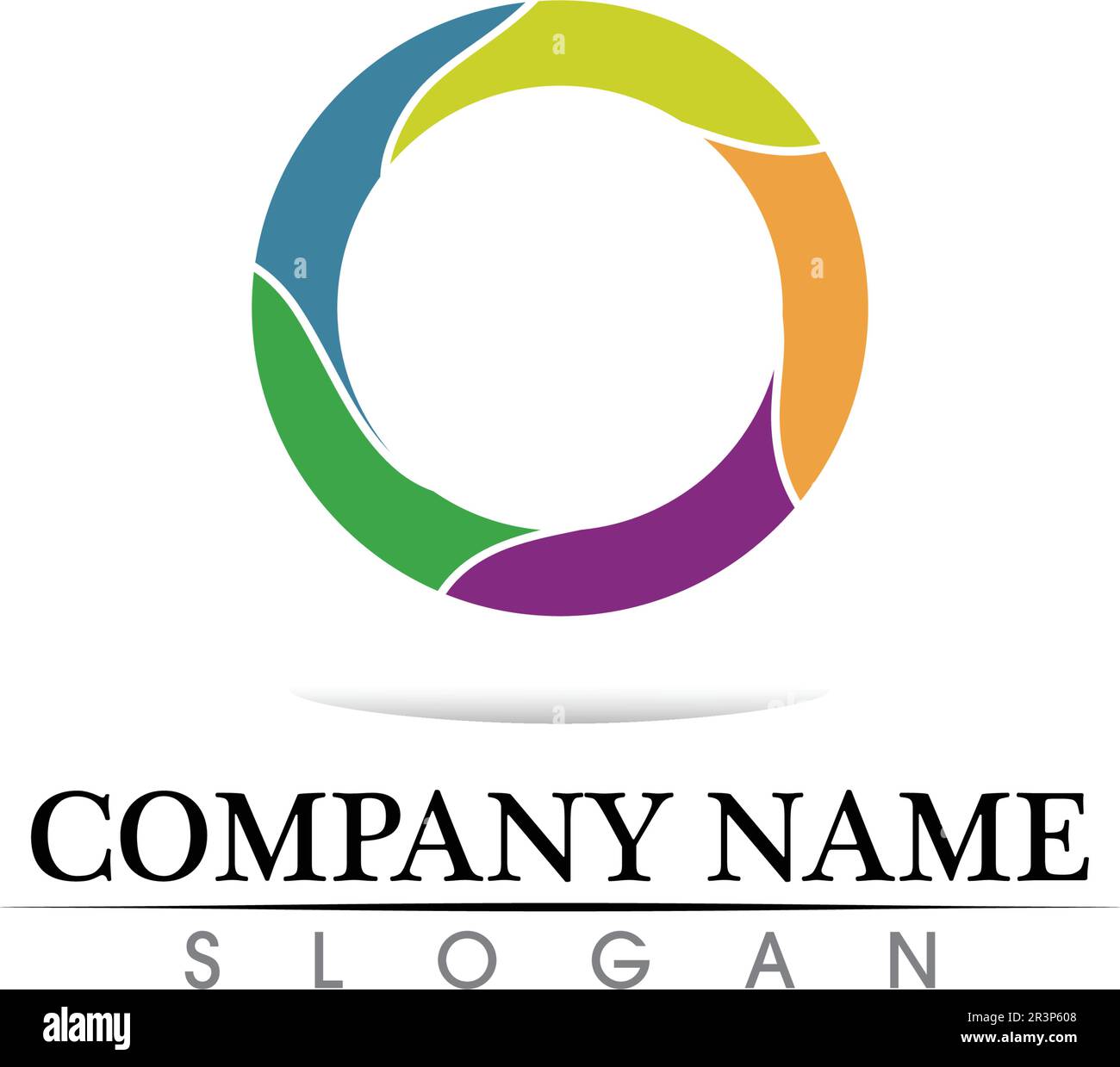 Technology circle logo and symbols Vector Stock Vector Image & Art - Alamy