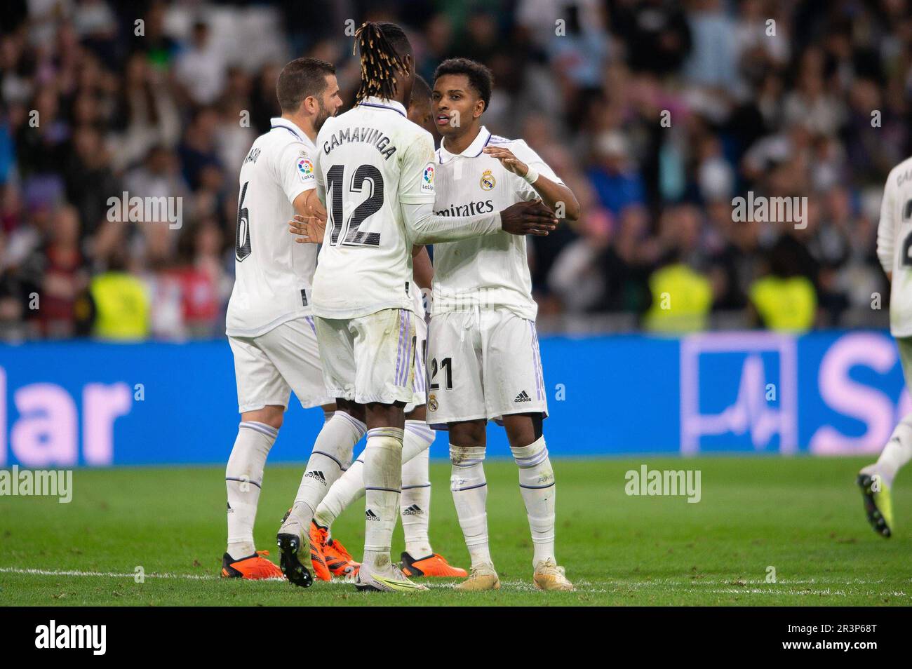 Madrid, Spain. 24th May, 2023. 24nd May 2023; Santiago Bernabeu Stadium ...