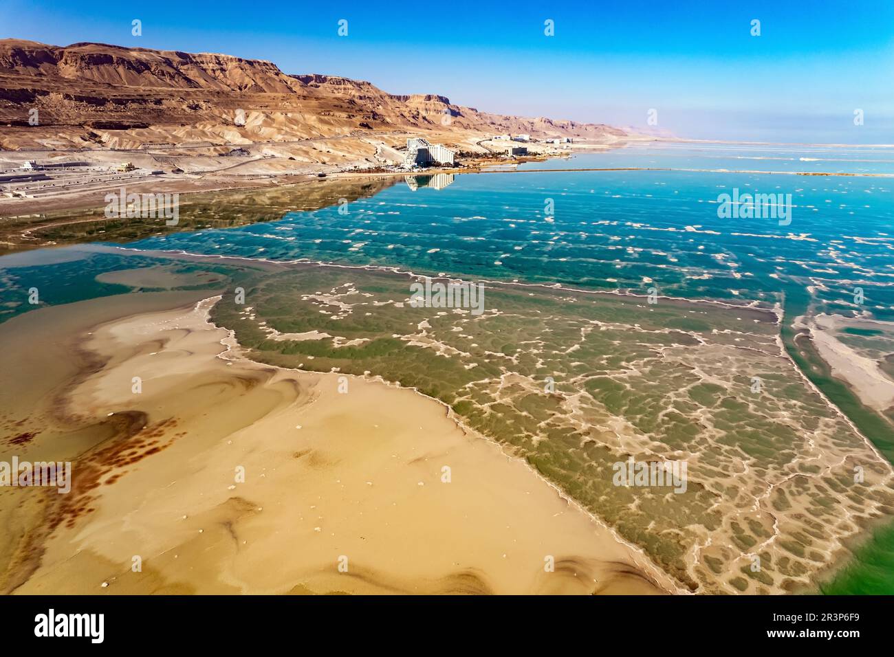 Salt deposits are visible on the seabed Stock Photo - Alamy