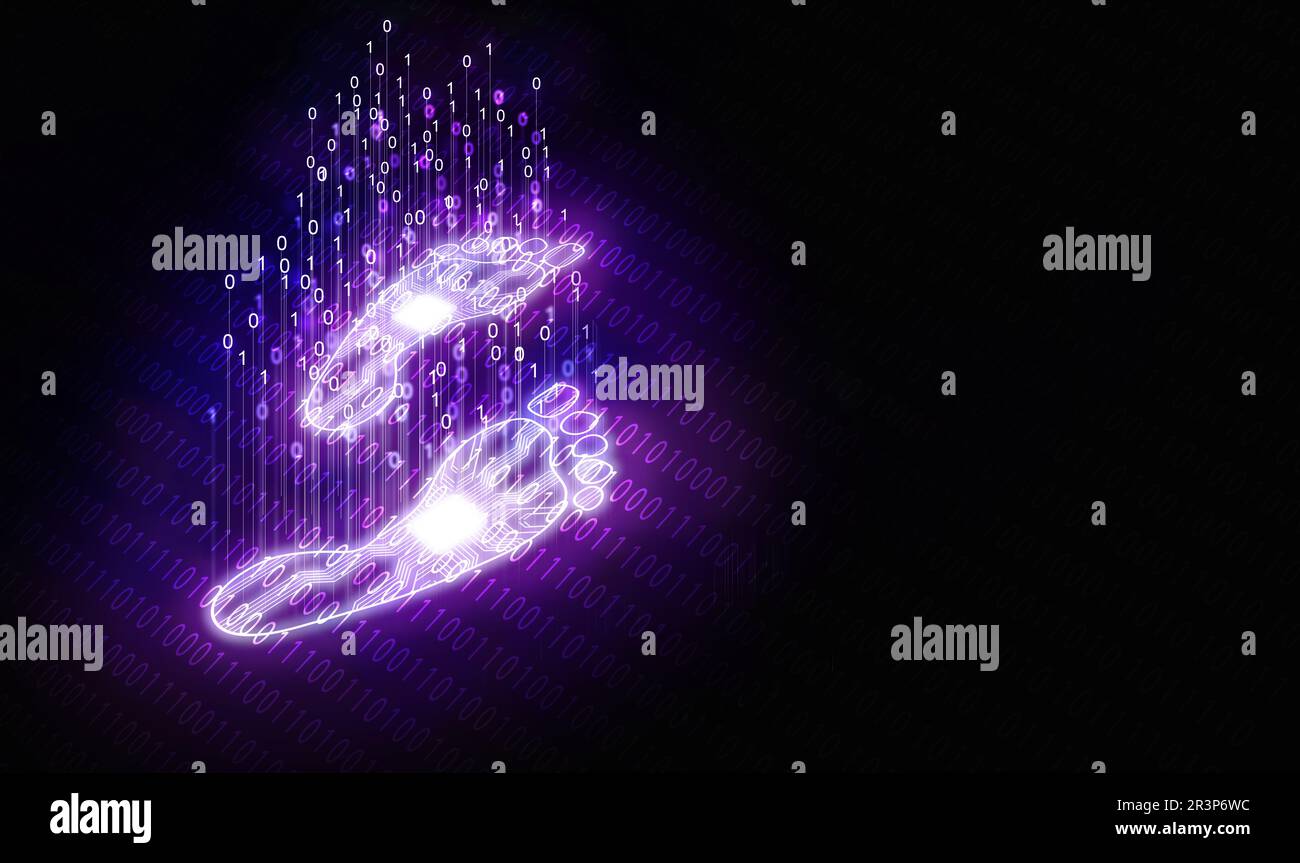 Digital footprint hi-res stock photography and images - Alamy
