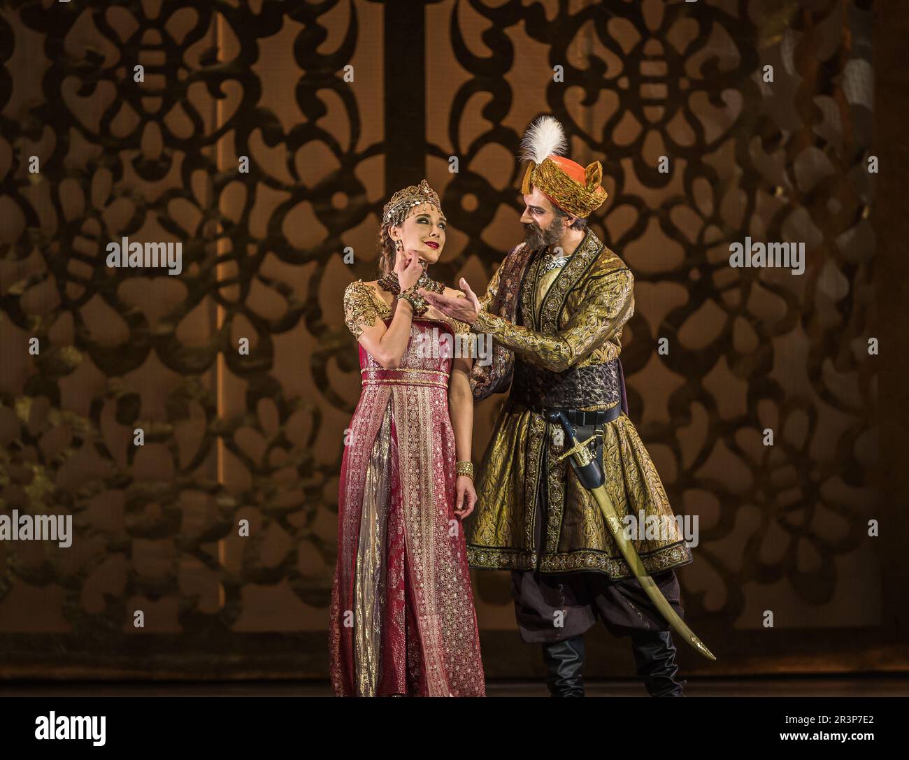 Das Ballett La BayadÃ¨re von Petipa Stock Photo - Alamy