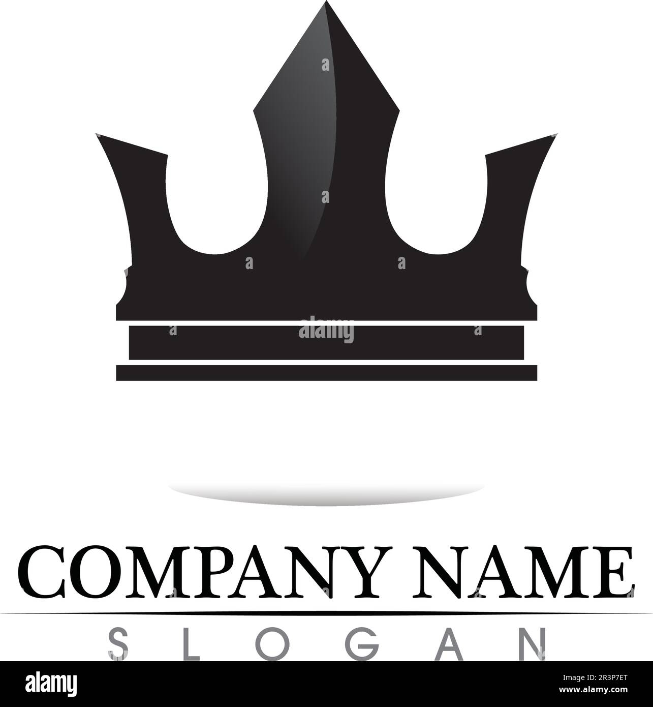 Crown Logo Template vector illustration Stock Vector Image & Art - Alamy