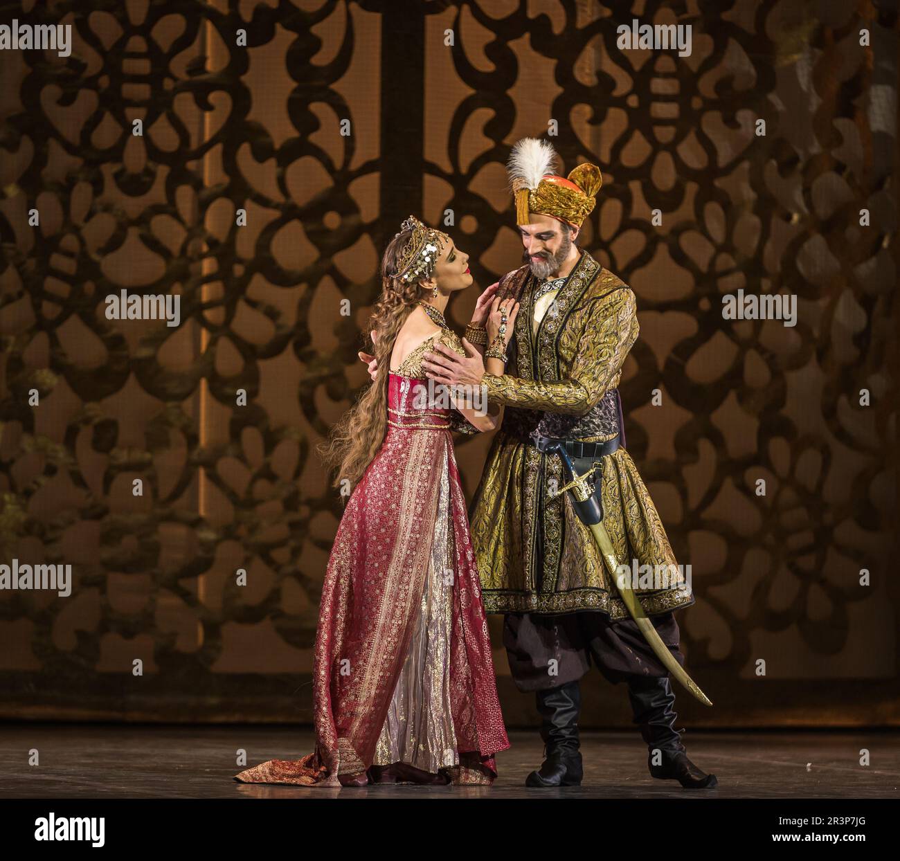 Das Ballett La BayadÃ¨re von Petipa Stock Photo - Alamy