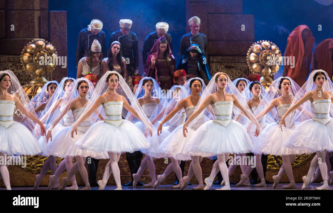 Das Ballett La BayadÃ¨re von Petipa Stock Photo - Alamy