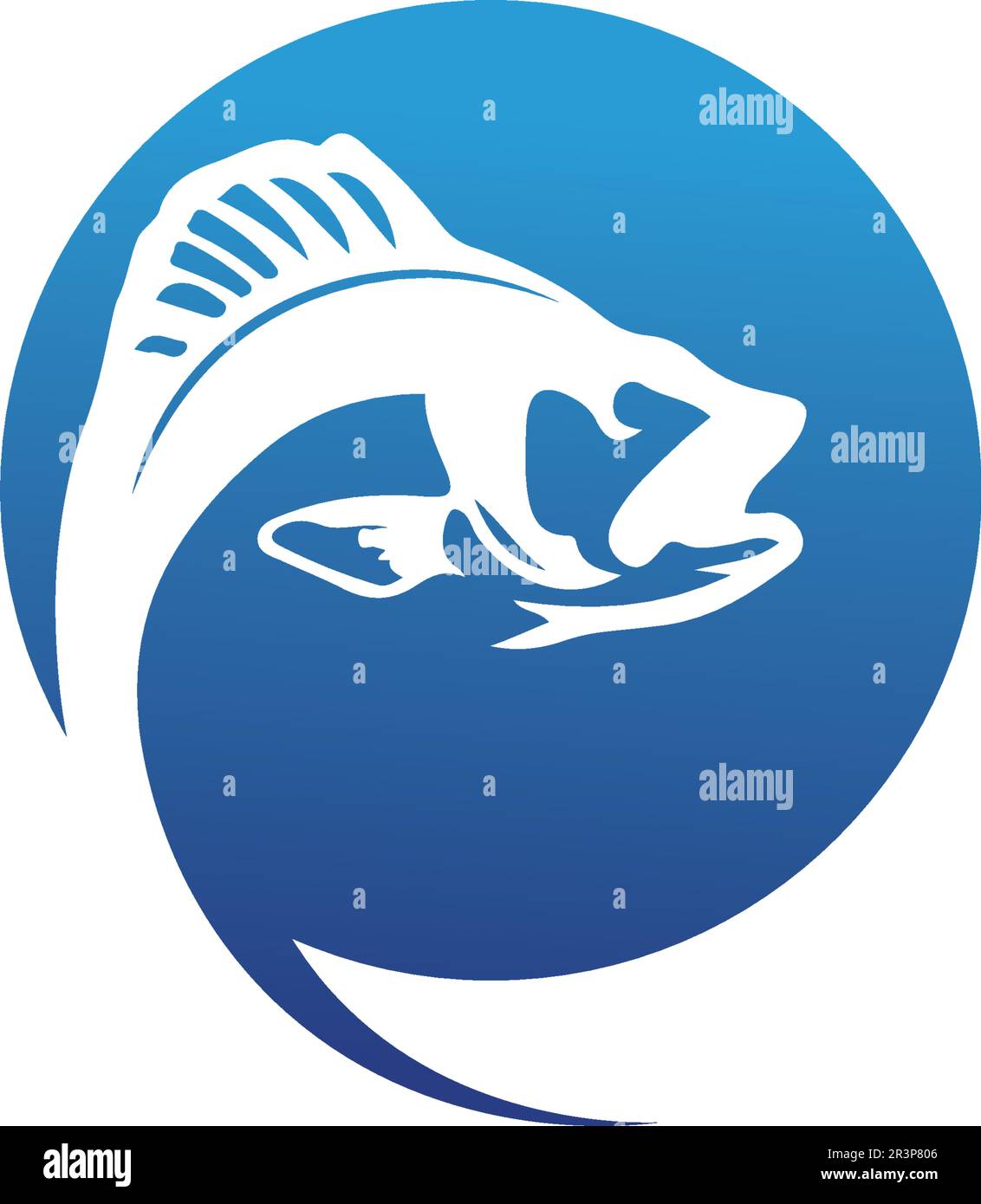 Fish logo template Creative vector symbol of fishing club or online ...