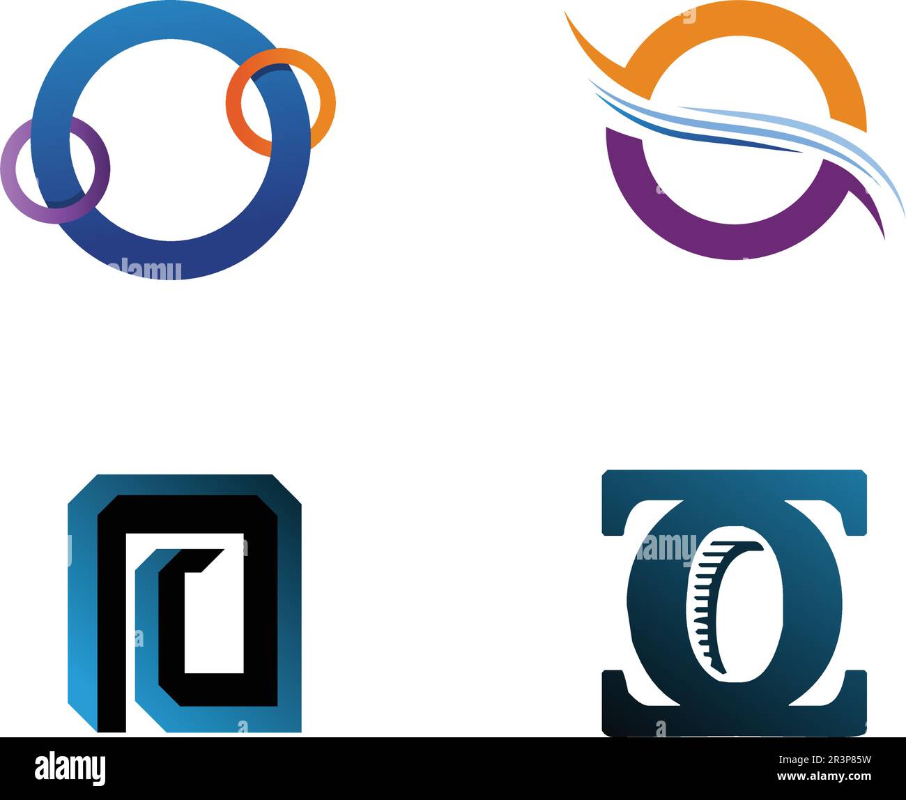 Technology circle logo and symbols Vector Stock Vector Image & Art - Alamy