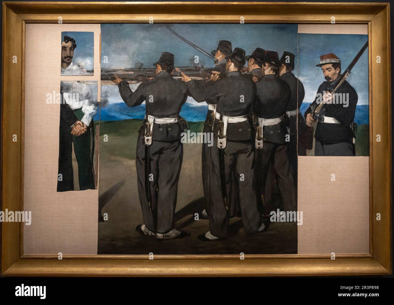 Paris, France - 05 13 2023: Orsay Museum. The Execution of Maximilian ...