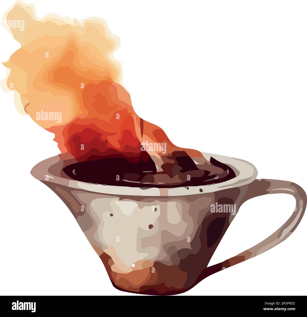 Steam rising Stock Vector Images - Alamy