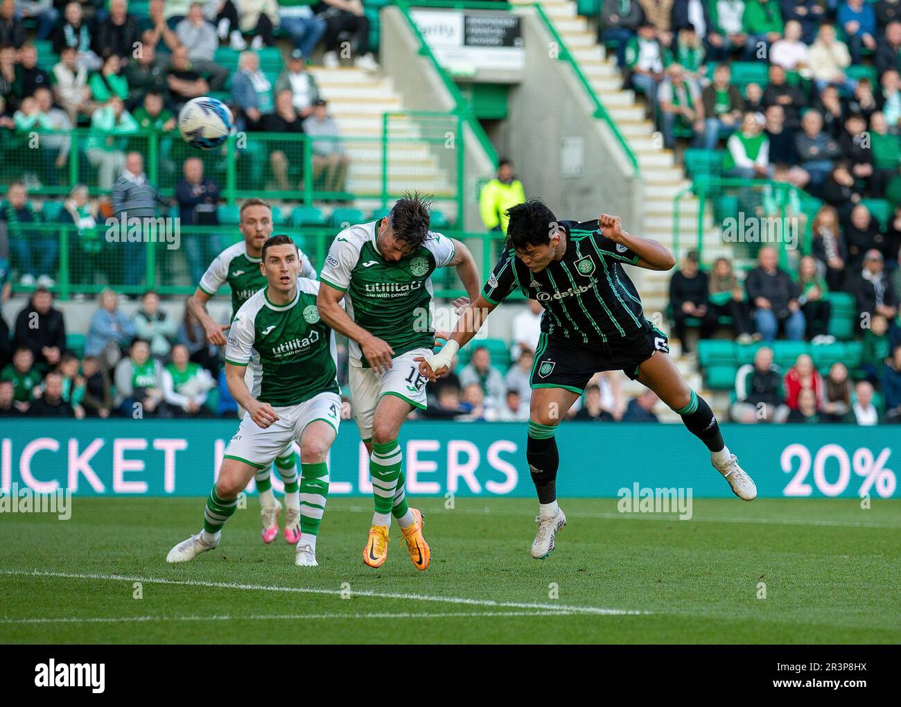 24th May 2023; Easter Road, Edinburgh, Scotland: Scottish Premiership Football, Hibernian versus ...