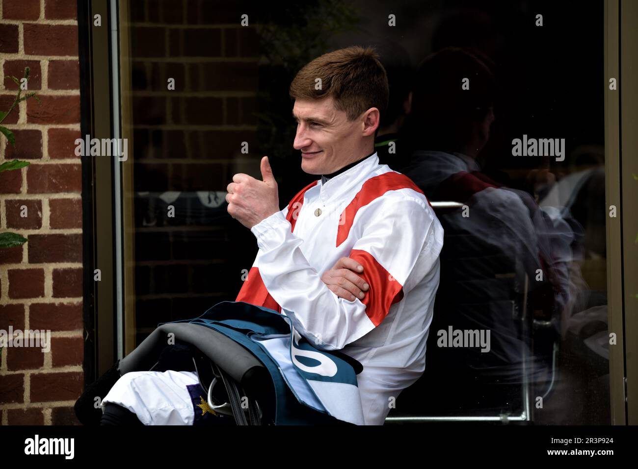 Jockey Daniel Muscutt Stock Photo - Alamy