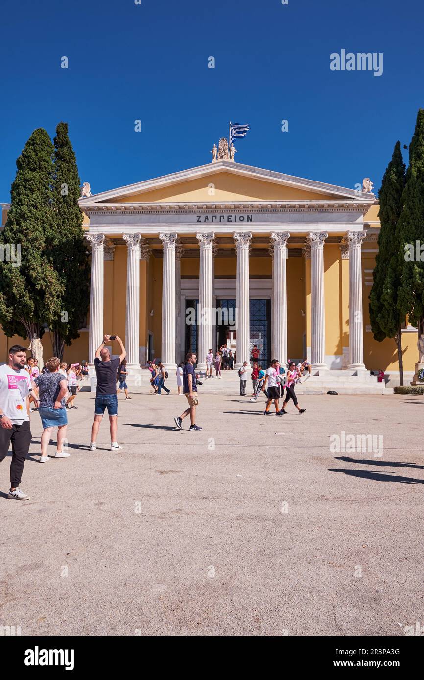 Zappeion - large, palatial neoclassical building next to the National ...
