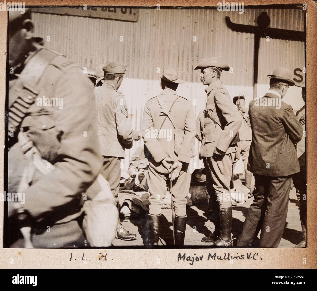 Imperial Light Horse soilders including Major Charles Mullins VC a ...