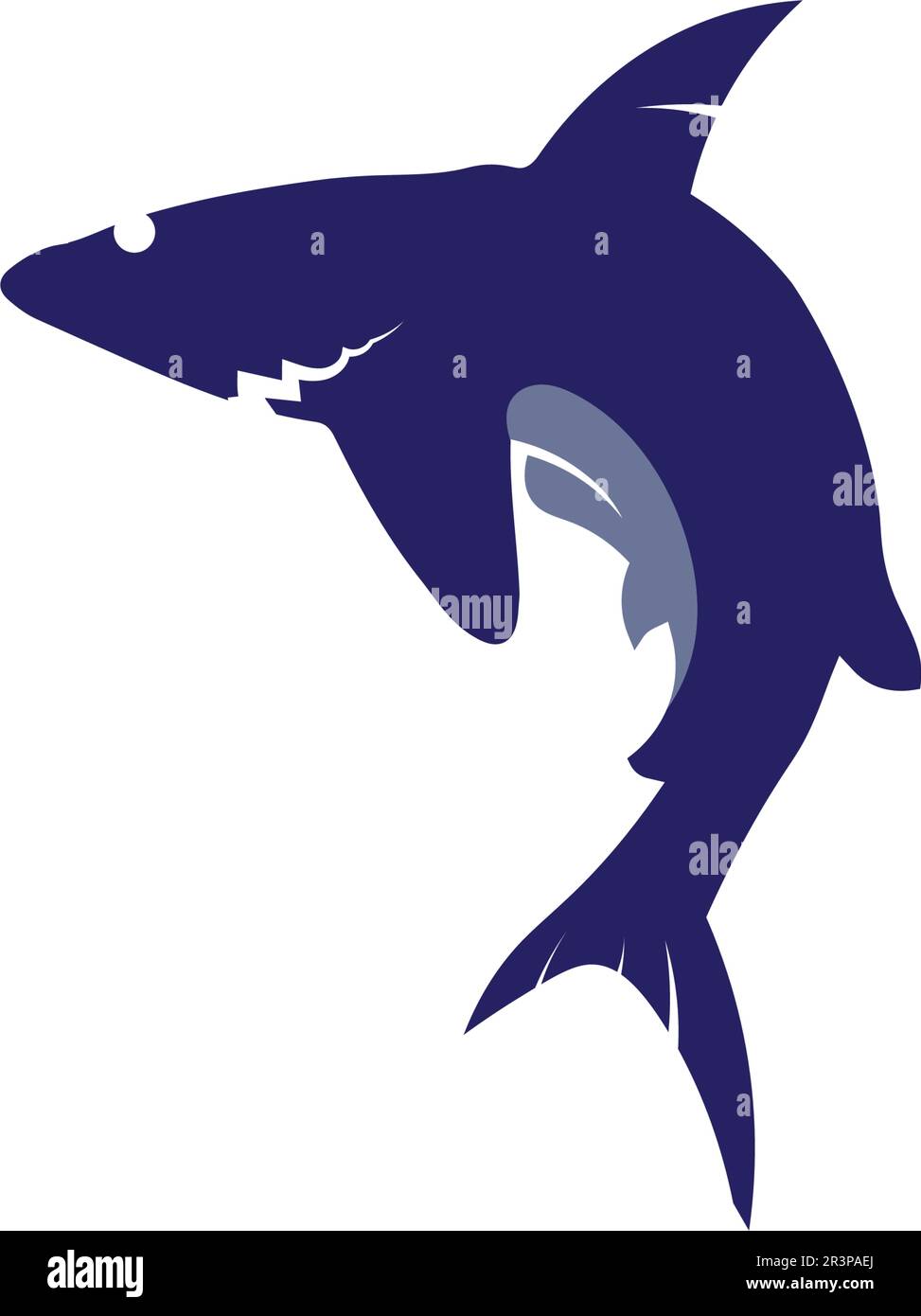 Shark Logo Template and design vector fish wild sea animal Stock Vector ...