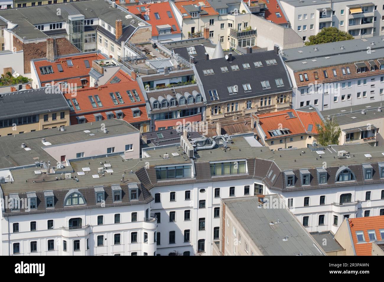 Roof of houses at Berlin Stock Photo - Alamy