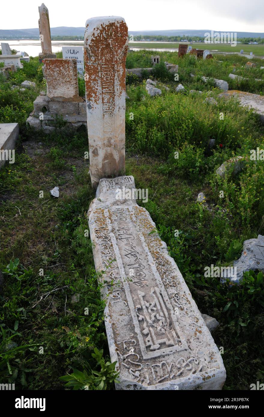 The Celebibagi Seljuk Cemetery, located in Ercis, Turkey, contains ...