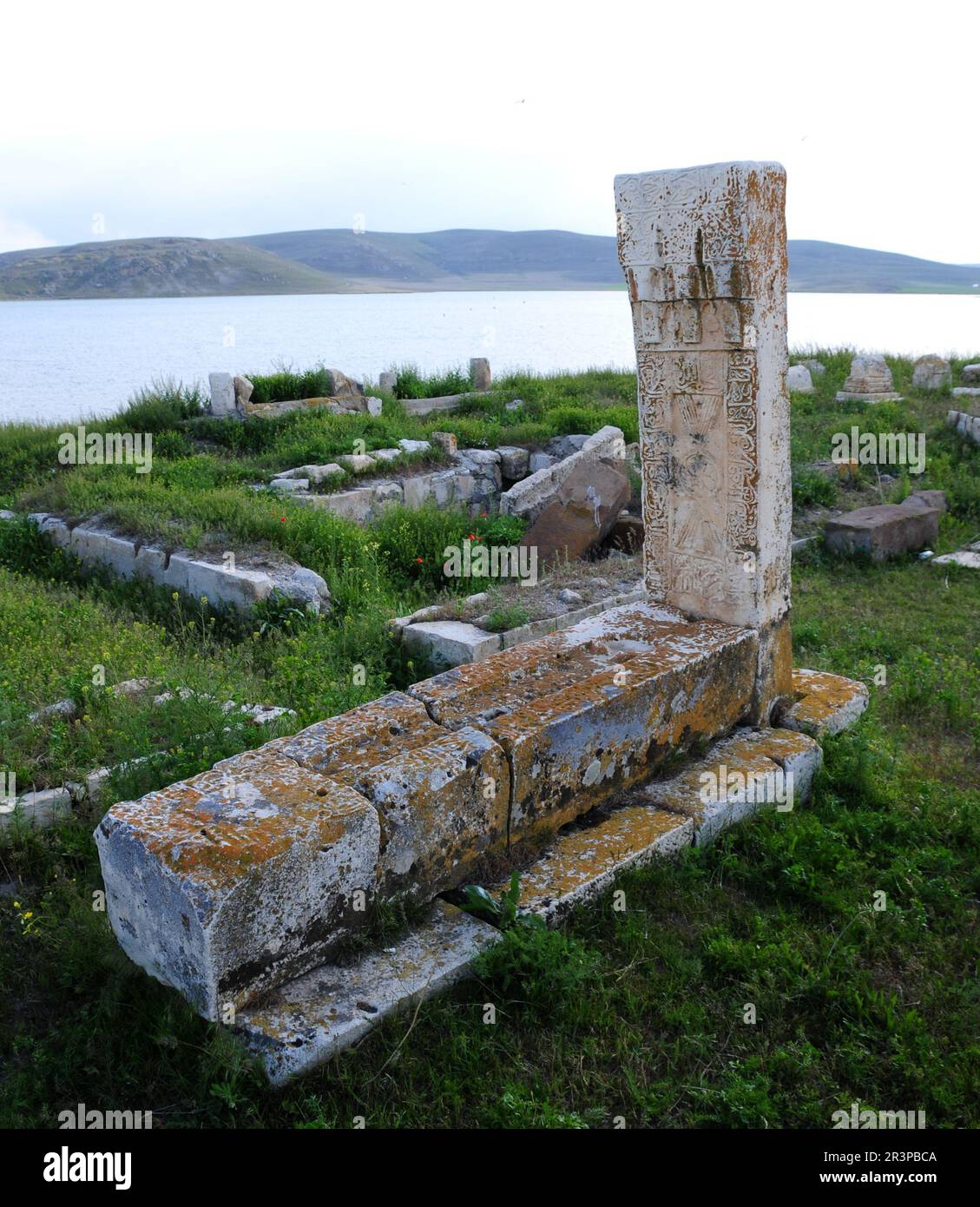 The Celebibagi Seljuk Cemetery, located in Ercis, Turkey, contains ...