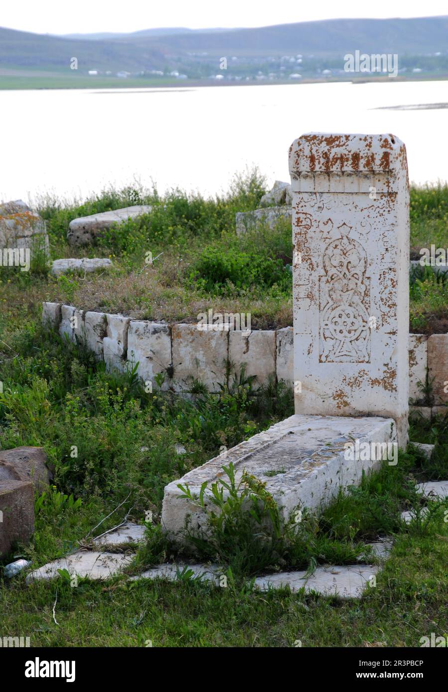The Celebibagi Seljuk Cemetery, located in Ercis, Turkey, contains ...