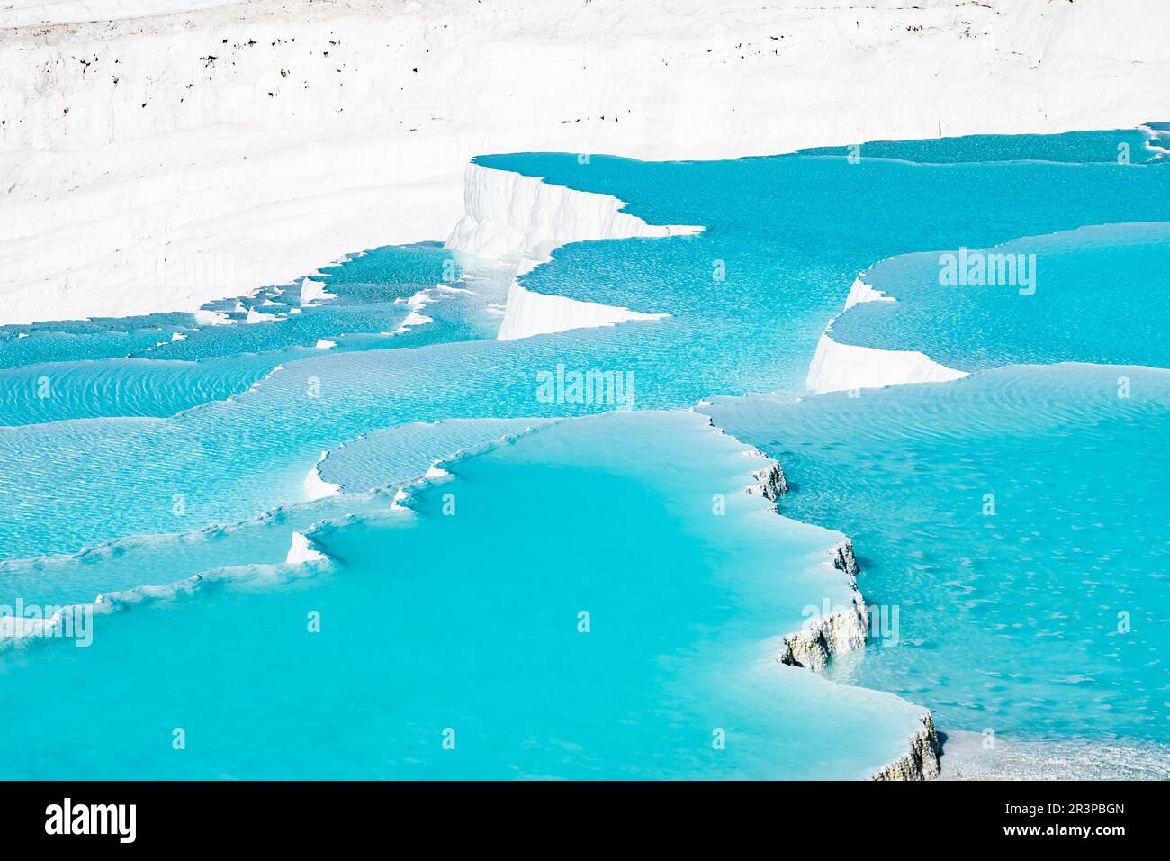 Turkey natural travertine pools hi-res stock photography and images - Alamy