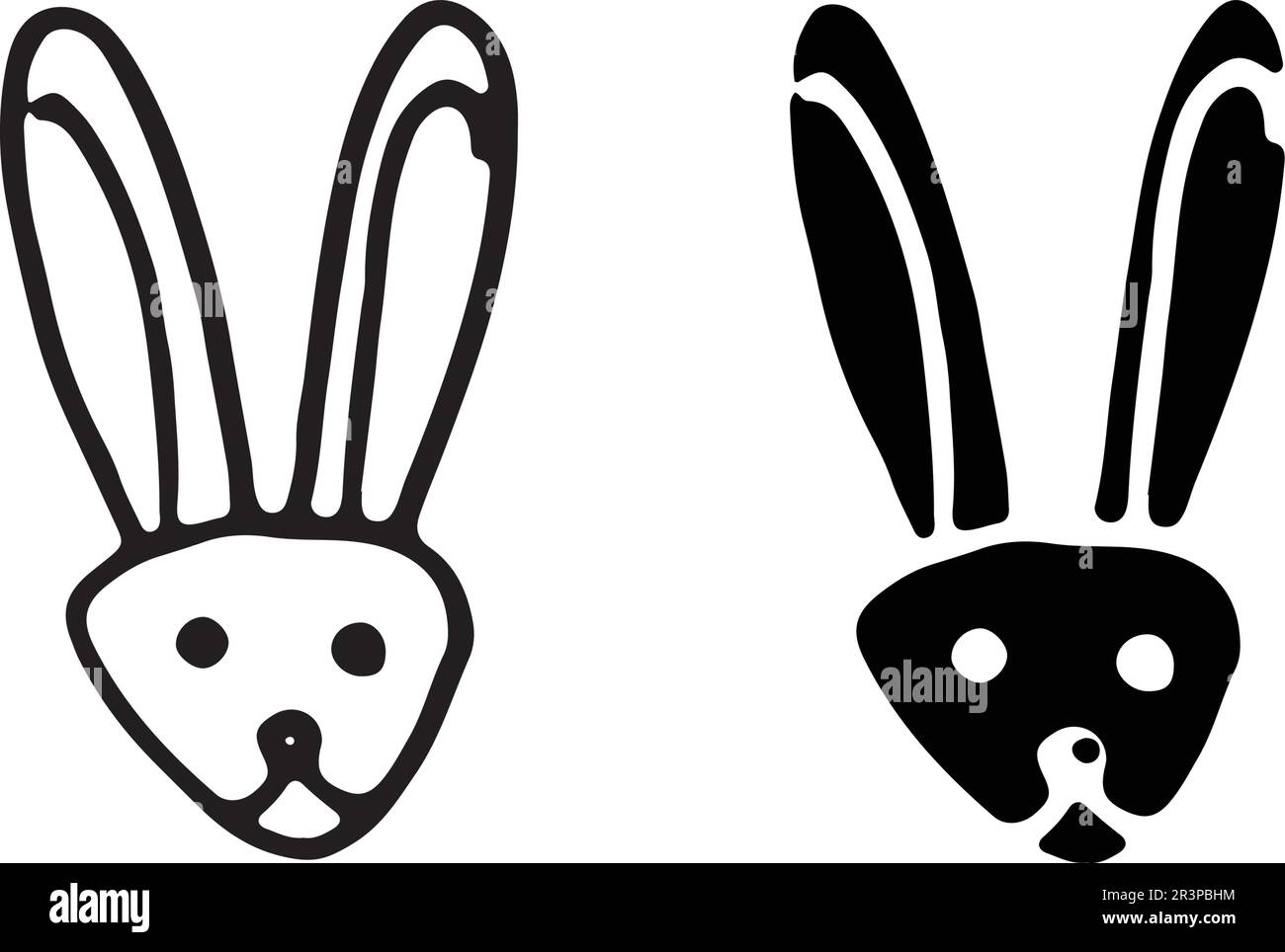 Rabbit Logo template vector icon design Stock Vector Image & Art - Alamy