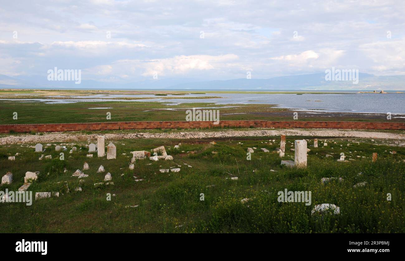 The Celebibagi Seljuk Cemetery, located in Ercis, Turkey, contains ...