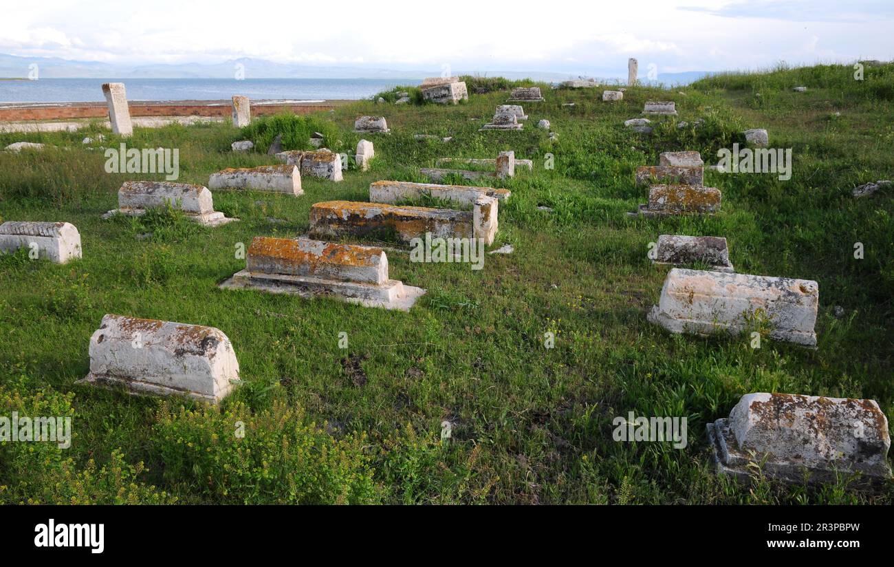 The Celebibagi Seljuk Cemetery, located in Ercis, Turkey, contains ...